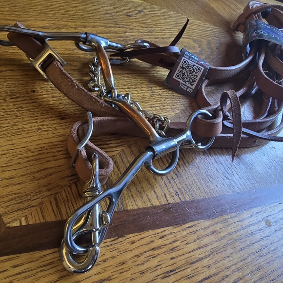 Circle R | Other | Circle R Bridle Set Reinsman Loop Reins With Bit ...